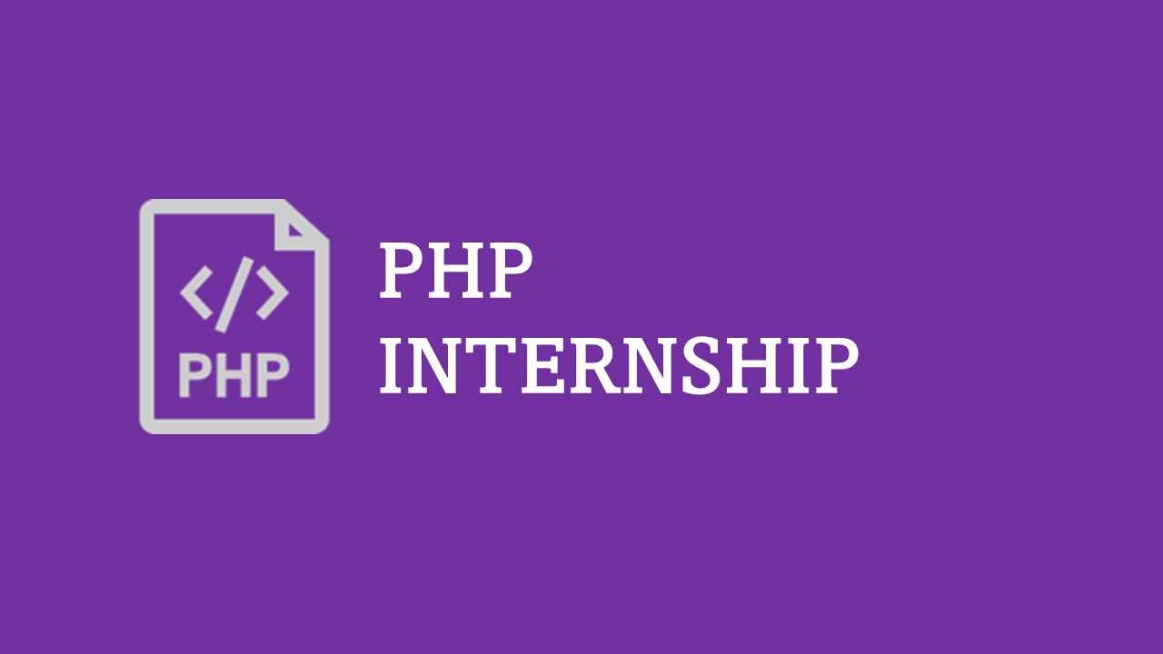 PHP Internship - PHP Internship Bangalore